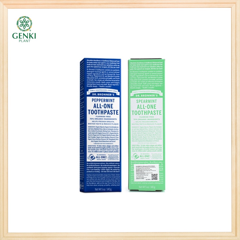 Jual Dr. Bronner's All-One Toothpaste - 140 g | Shopee Indonesia