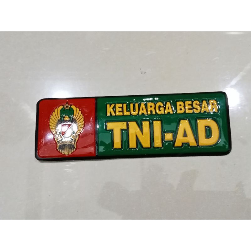 Jual Stiker plat mobil / TNI AL/Marinir/POMAL/TNI AU/TNI AD | Shopee ...