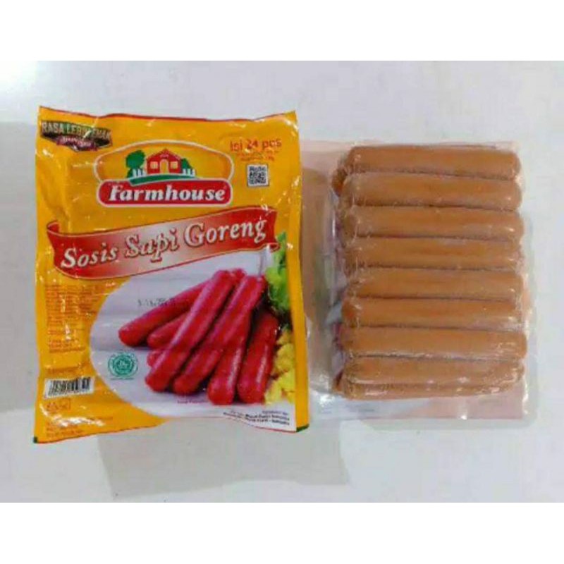 Jual sosis farmhouse beef cocktail sosis keju sapi lada hitam sosis ...