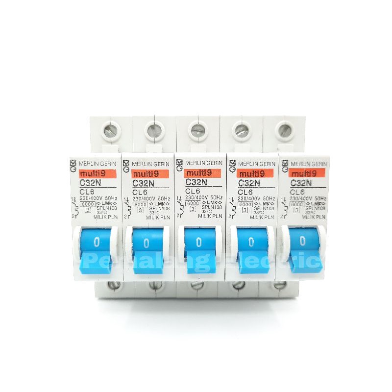 Jual MCB 1P 2A, 4A, 6A MERLIN GERIN PIN BIRU | Shopee Indonesia