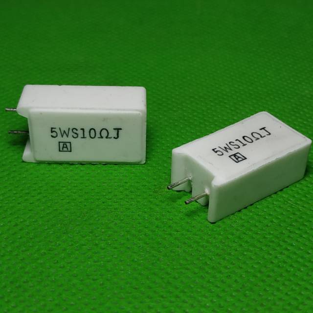 Jual Resistor kapur 5 watt 10 ohm original SANKEN | Shopee Indonesia
