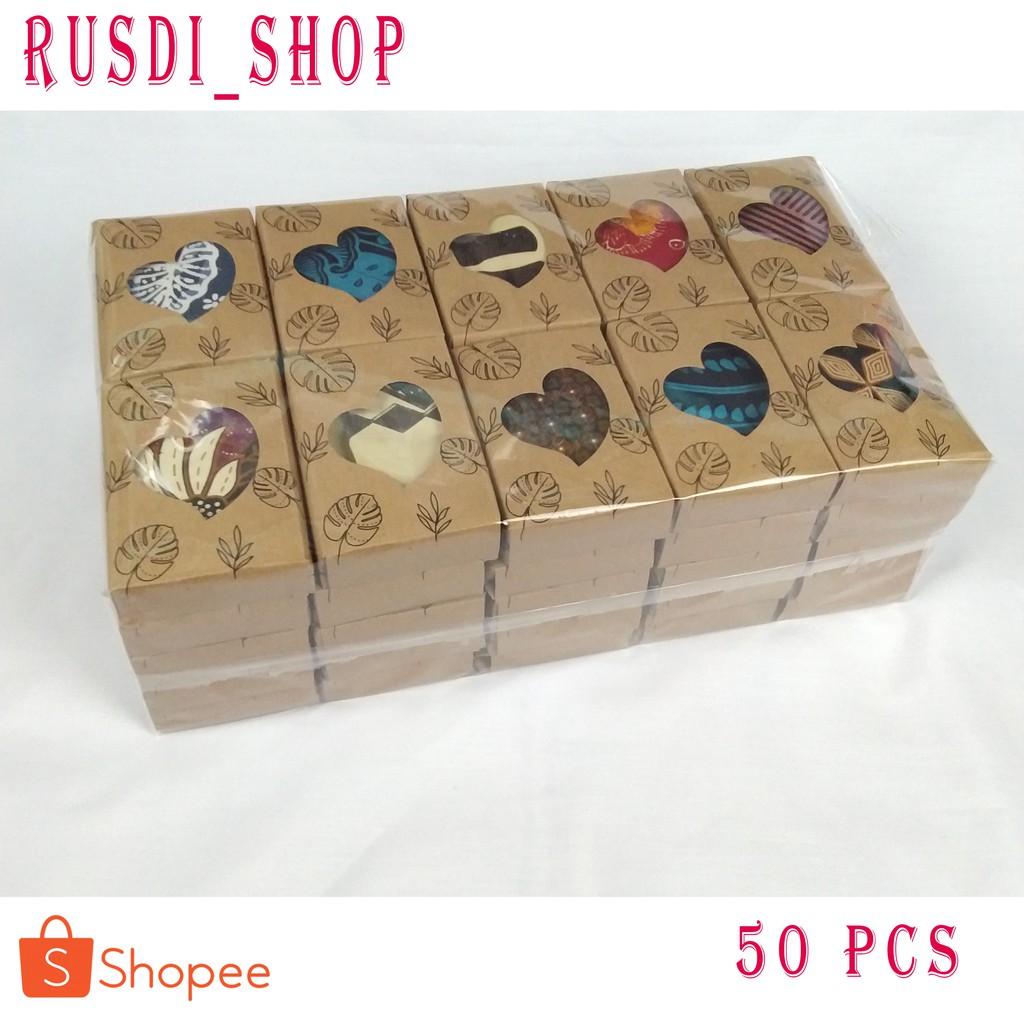Jual souvenir dompet batik + box motif isi 50 pcs | Shopee Indonesia