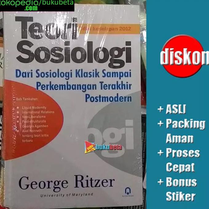 Jual Teori Sosiologi Edisi 8 Kedelapan - George Ritzer | Shopee Indonesia