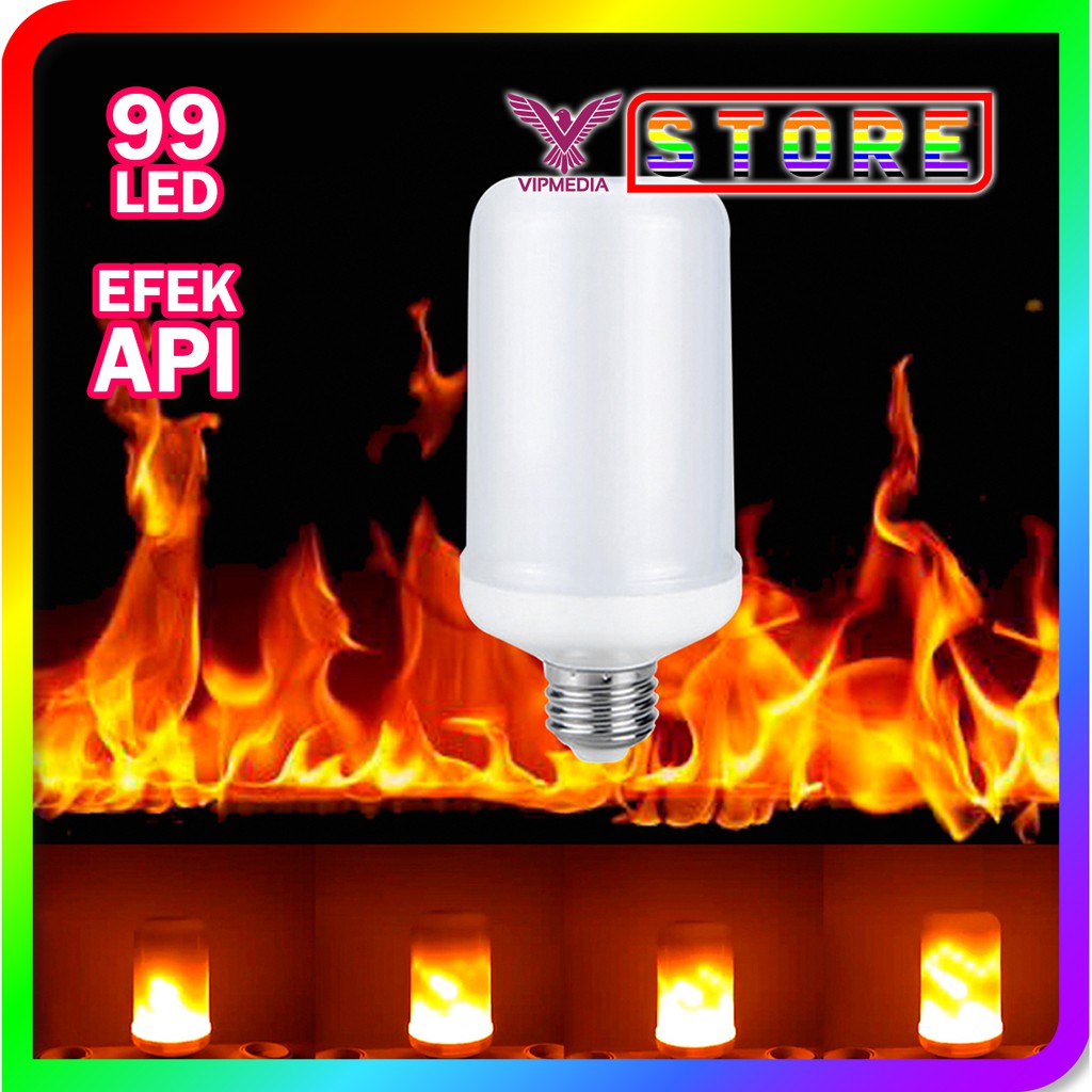 Jual LAMPU FLAME LED EFEK API 99 TITIK - 7W E27 | Shopee Indonesia