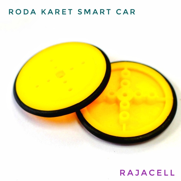 Jual Rubber Wheel Roda Karet Smart Car Line Follower Balancing Robot ...