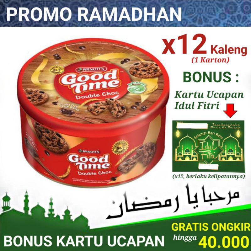 Jual PROMO 12 PCS / 1 KARTON GOOD TIME CHOCOCHIPS 144gr - BISKUIT ...