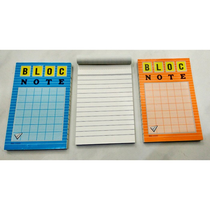 Jual Prima Buku Blocknote Garis Kecil No.5 ( Biru, Orange, Hijau ) - 1 ...