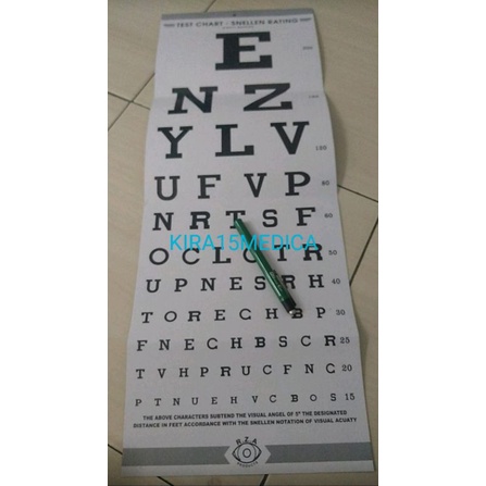 Jual Snallen Chart Poster/Alat test penglihatan | Shopee Indonesia