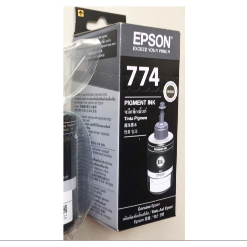 Jual Tinta Epson T7741 774 Black Pigment Ink M100 M105 M200 M205 ...