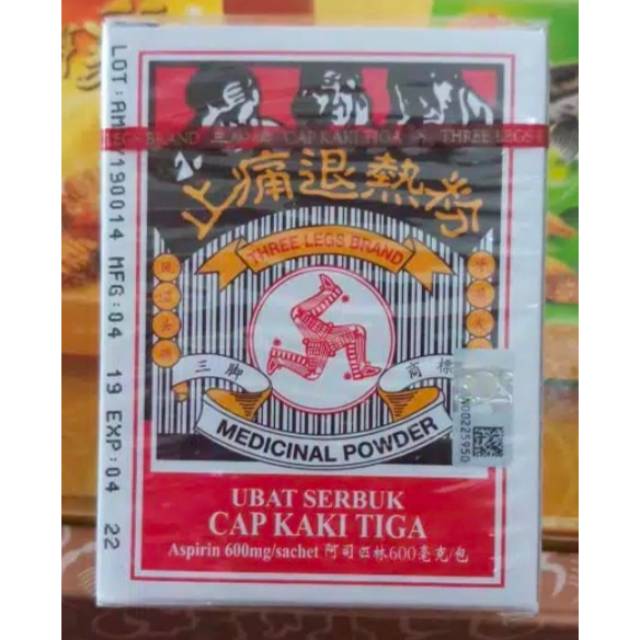 Jual Obat Serbuk Cap Kaki Tiga Obat Sakit Kepala Demam Sakit Gigi ...