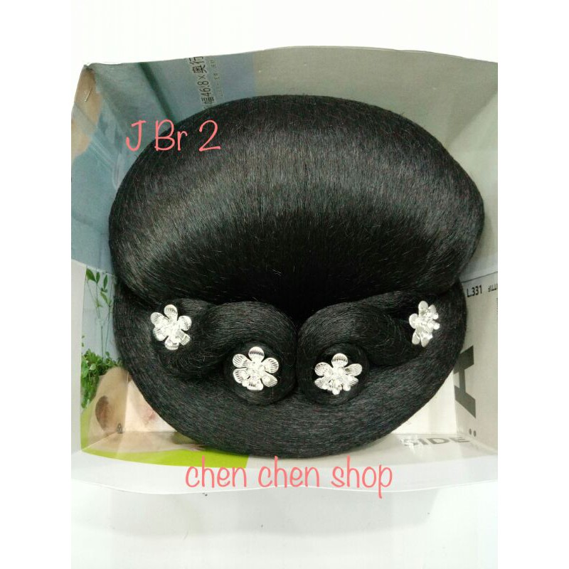 Jual Konde modern motif / sanggul modern sedang | Shopee Indonesia