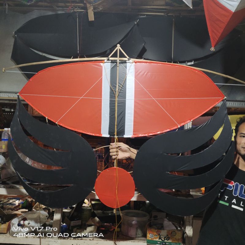 Jual layangan ram raman khas Banyuwangi sudah dites terbang | Shopee ...