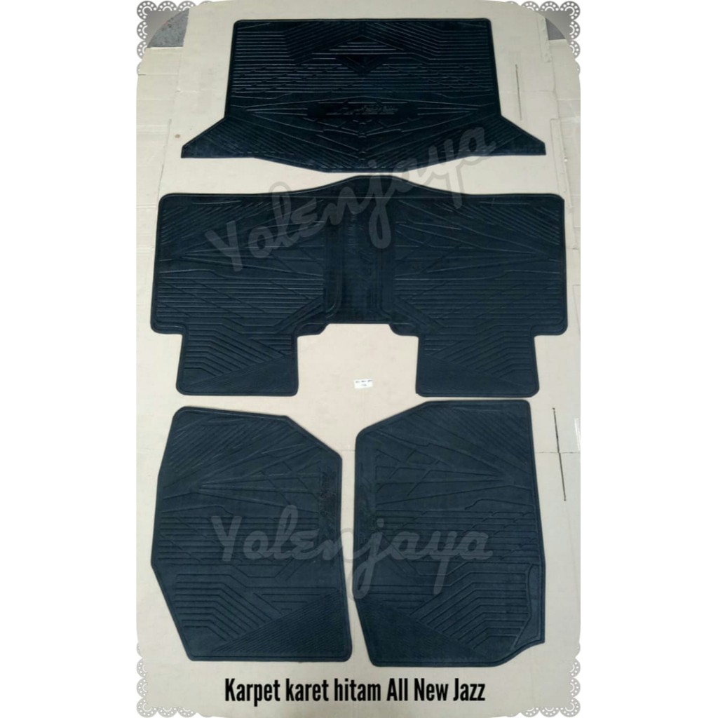 Jual Karpet Karet Hitam All New Jazz | Shopee Indonesia