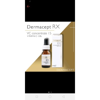 Jual DERMACEPT RX VC CONCENTRATE 15%, vitamin c15% PASTI ORIGINAL ...