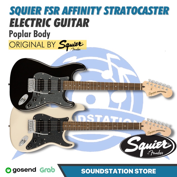 Jual Squier FSR Affinity Series Stratocaster HSS Electric Guitar ...