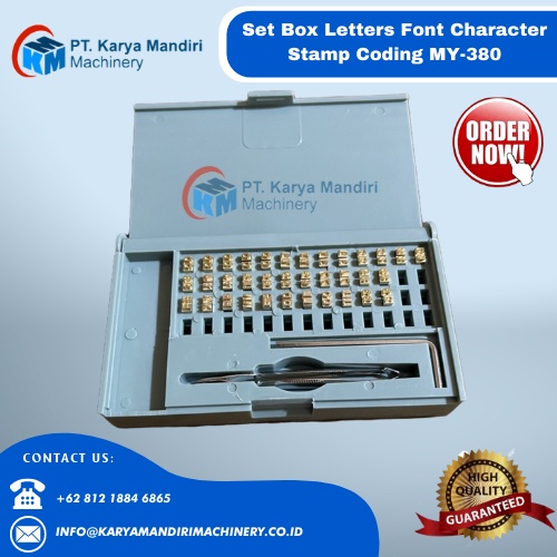 Jual Set Box Letters Font Character Stamp Coding MY-380 | Shopee Indonesia
