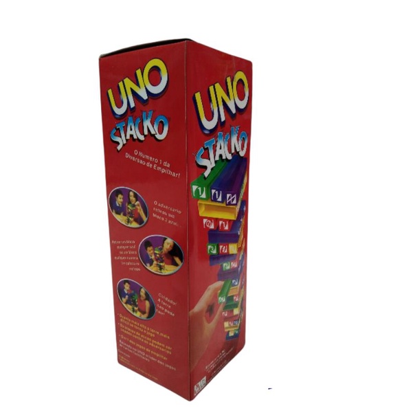 Jual UNO STACKO Permainan Balok Susun FREE BUBBLE WRAP | Shopee Indonesia