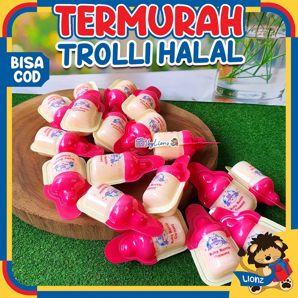 Jual Permen halal trolli planet gummy isi selai / permen viral halal ...
