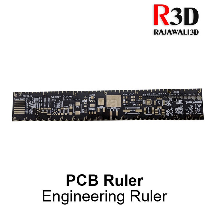 Jual PCB Ruler PCB Engineering Footprint PCB Packaging Unit for ...