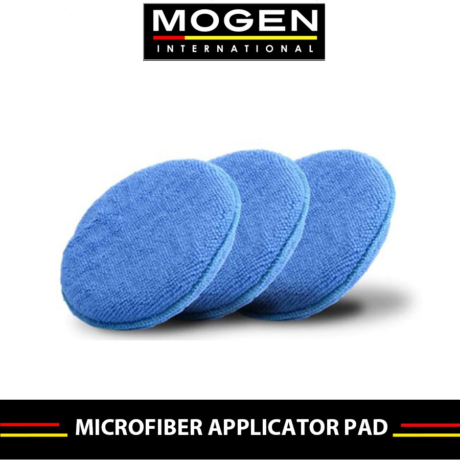 Jual Busa Poles Microfiber Bulat Biru / Microfiber Applicator Pad Wax ...