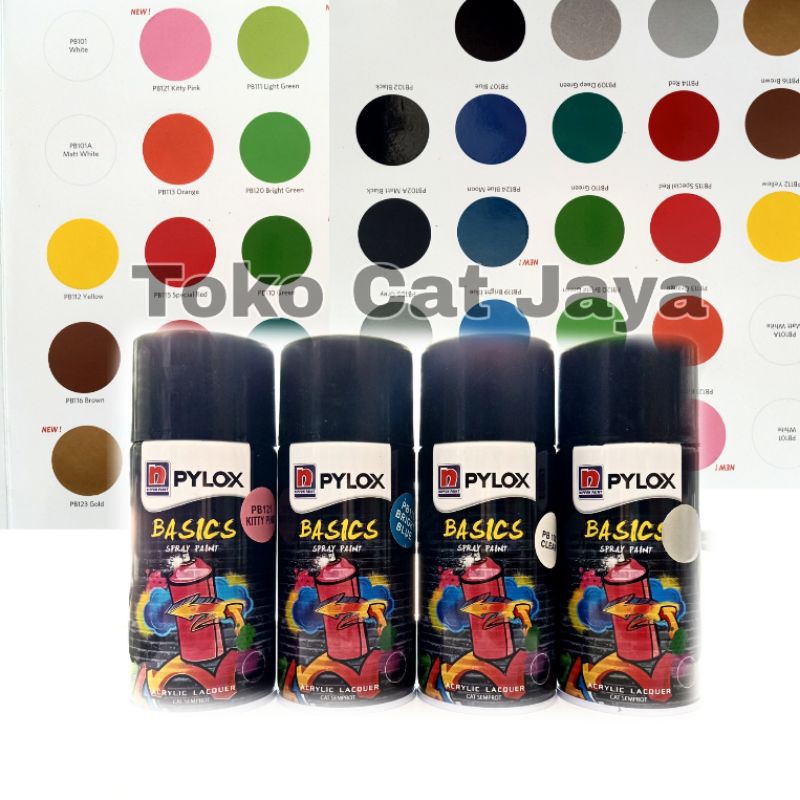Jual PYLOX BASIC NIPPON PAINT/ Cat Semprot warna lengkap 300cc/300mL | Shopee Indonesia