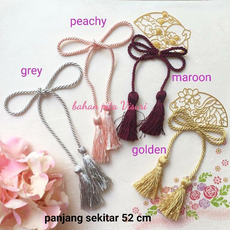 Jual Tassel (Tasel Rumbai) 2 sisi CNY Imlek | Shopee Indonesia