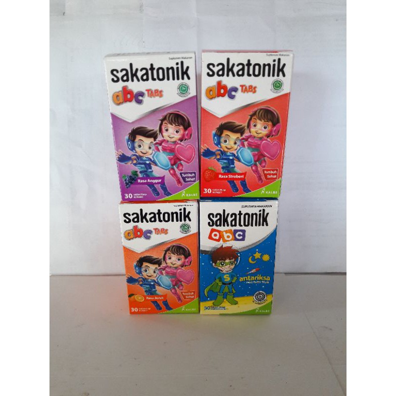 Jual multivitamin sakatonik ABC isi 30tablet all variant | Shopee Indonesia