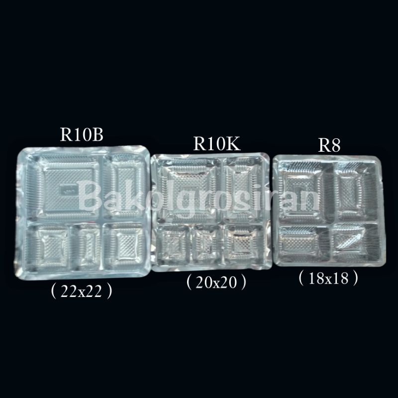 Jual Mika Dus Nasi R10B, R10K, R8 Sekat 4 & 5 ( 22, 20, 18 ) | Shopee ...