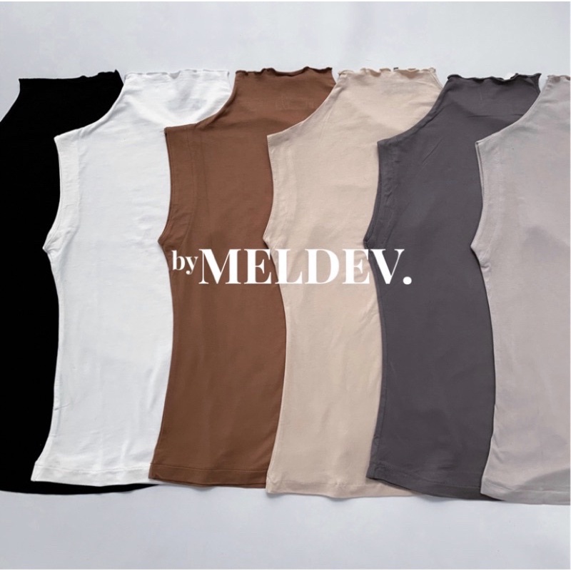 Jual Turtleneck sleevless manset by Meldev (manset tanpa lengan) | Shopee Indonesia