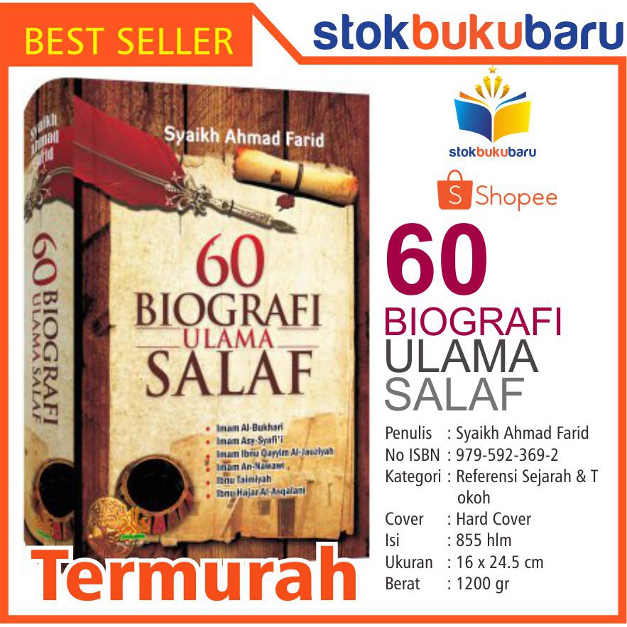 Jual Buku 60 BIOGRAFI ULAMA SALAF | Shopee Indonesia