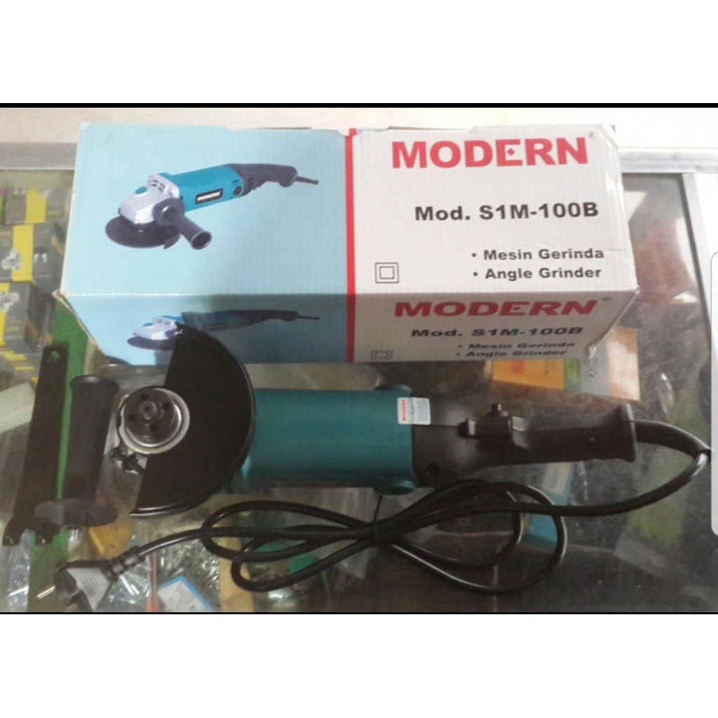 Jual Mesin Gerinda Tangan Modern 4" Inch S1M-100B BONUS Mata Gerinda ...