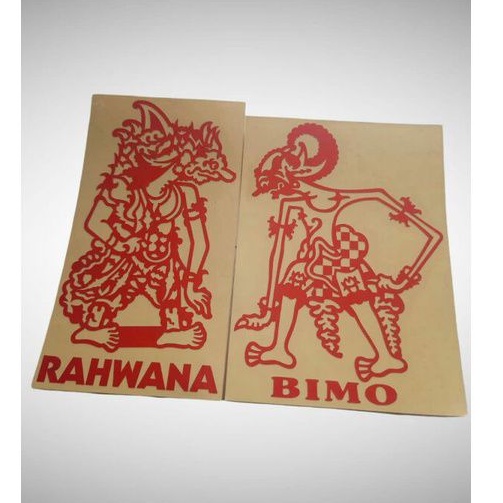 Jual sticker wayang BIMO+RAHWANA | Shopee Indonesia