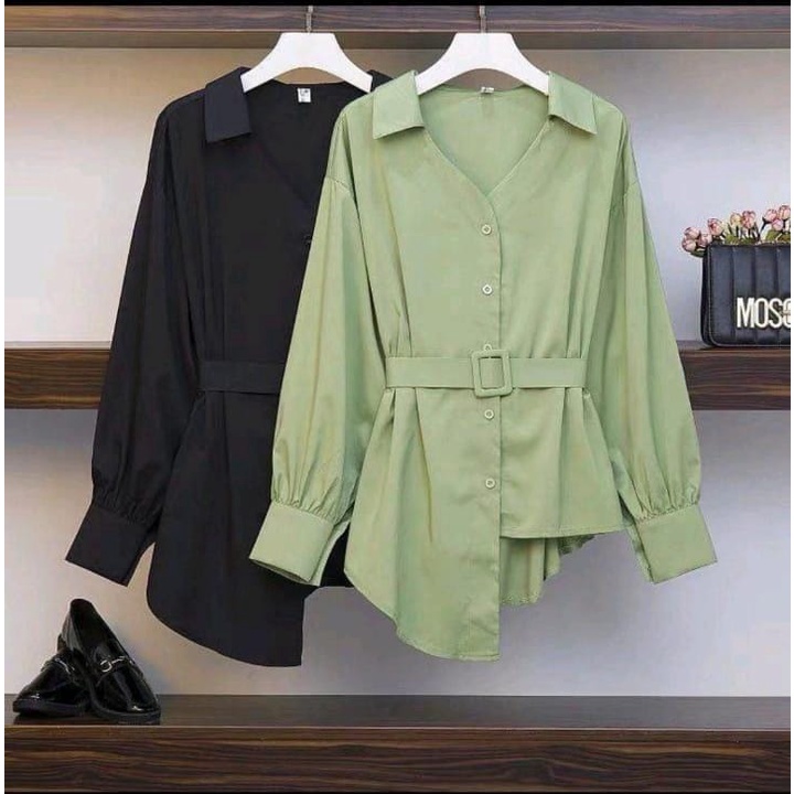 Jual Kemeja Ananda / Kemeja Kekinian / Baju Kemeja Oversize Modern ...