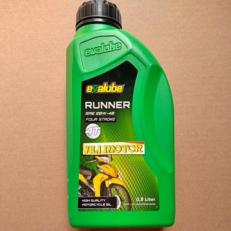 Jual Oli evalube runner 4T 0,8 100% asli EVALUBE | Shopee Indonesia