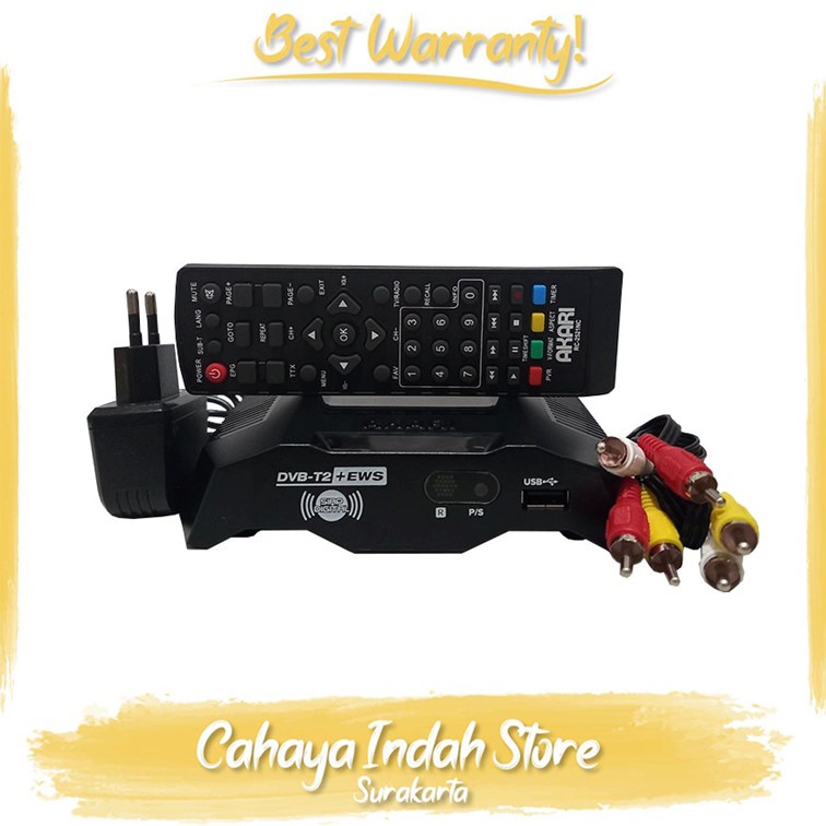Jual Set Top Box STB TV Digital DVBT2 Akari ADS-525 DVB-T2 UHF SNI ...