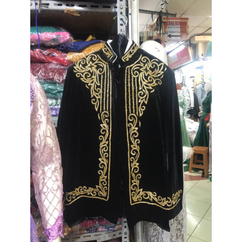 Jual Beskap Bludru Sunda Komplit Hitam | Shopee Indonesia