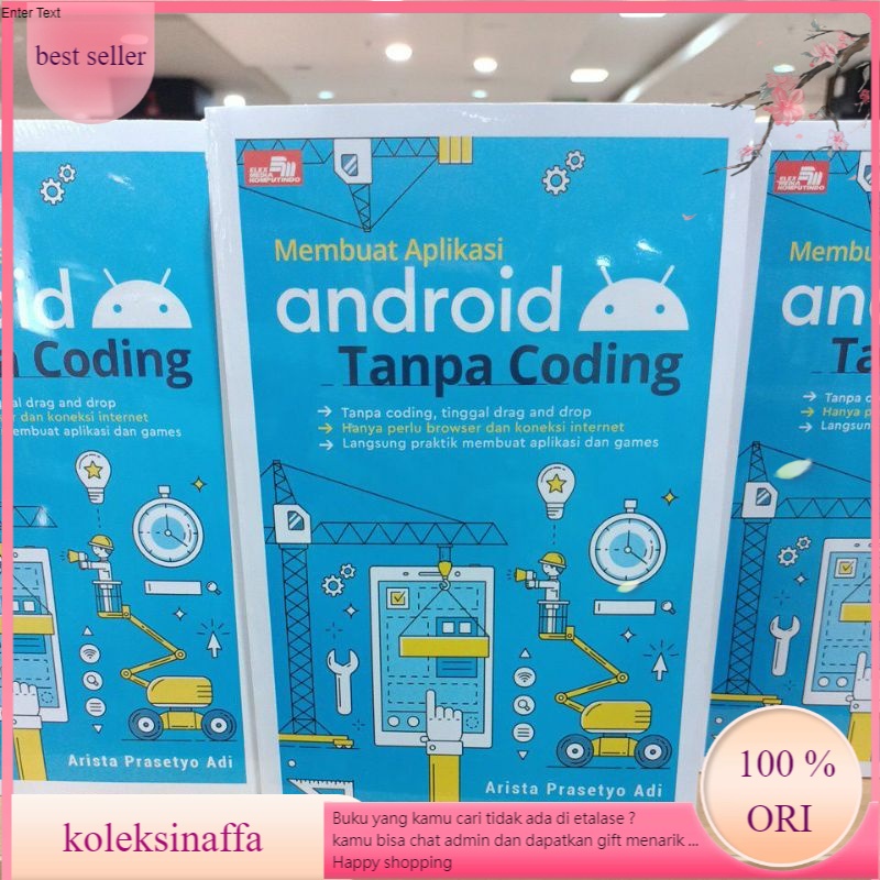 Jual Buku komputer - Membuat aplikasi android tanpa coding | Shopee Indonesia