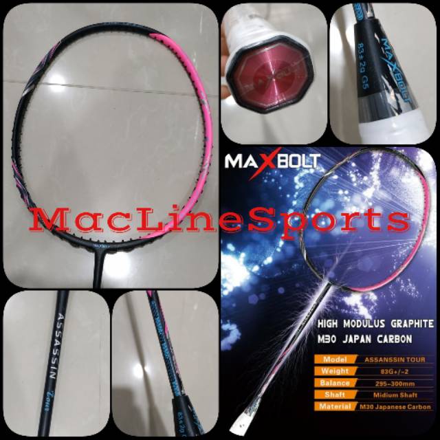 Jual RAKET MAXBOLT ASSASSIN TOUR ORIGINAL MAXBOLT BADMINTON RACKET ...