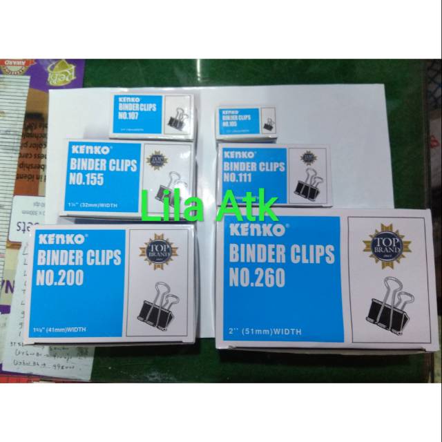 Jual Binder Clip No 105 - 260 | Shopee Indonesia