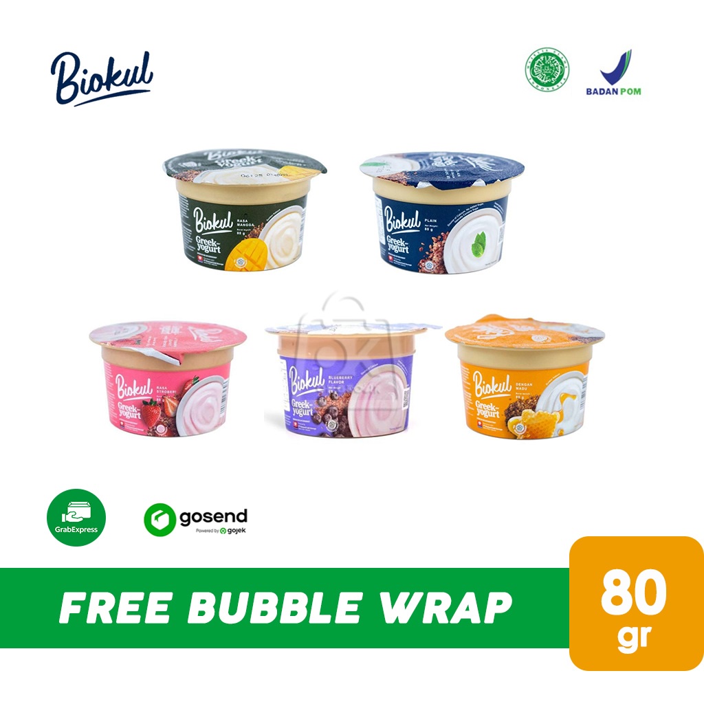 Jual Biokul Greek Yogurt 80gr (KHUSUS INSTANT) | Shopee Indonesia