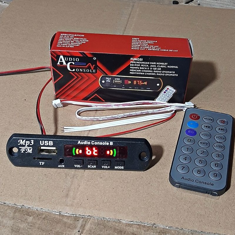 Jual kit modul mp3 audio consule bluetooth radio 12v | Shopee Indonesia