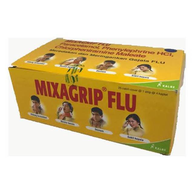 Jual MIXAGRIP FLU ISI 25 STRIP X 4 TABLET | Shopee Indonesia