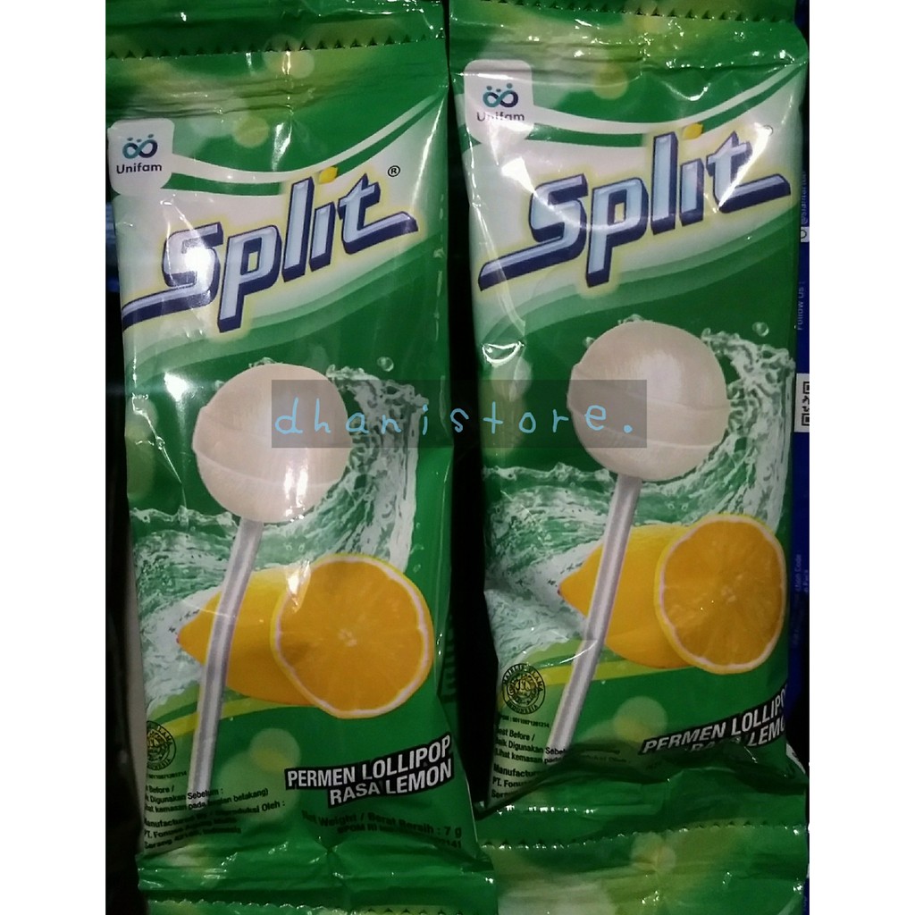 Jual Permen Split (1pcs) Rasa Lemon/Sprite (ECER) | Shopee Indonesia