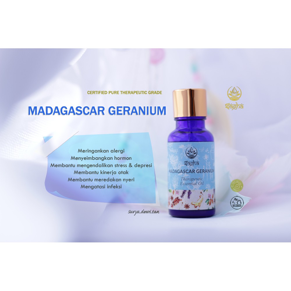 Jual Sagha Madagascar Geranium Essential Oil | Shopee Indonesia