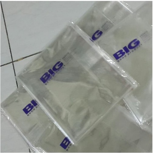 Jual Sampul Buku Plastik Transparant Lem Opp Big Kwarto Isi 25 Lbr