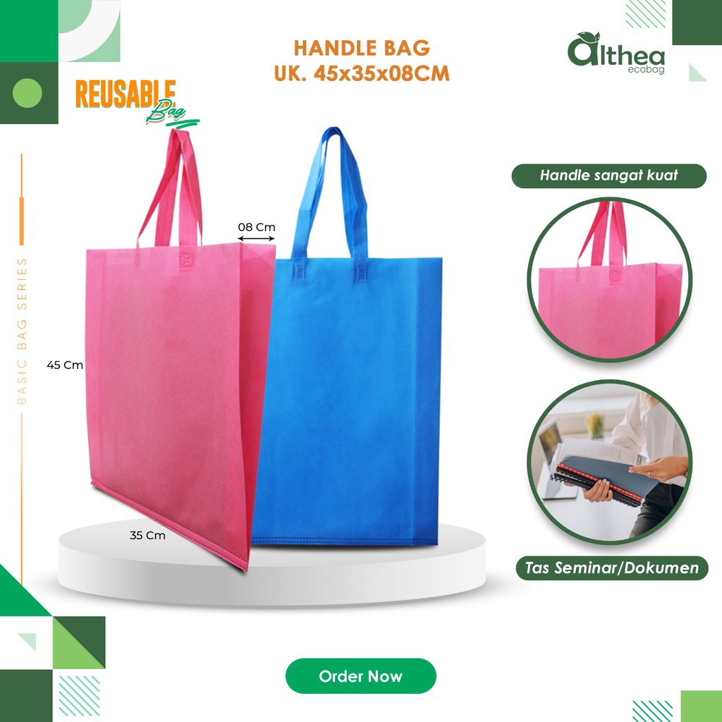 Jual ALTHEA Tas Spunbond Polos Tas Kain Spunbond Tas Spundbond Tas ...