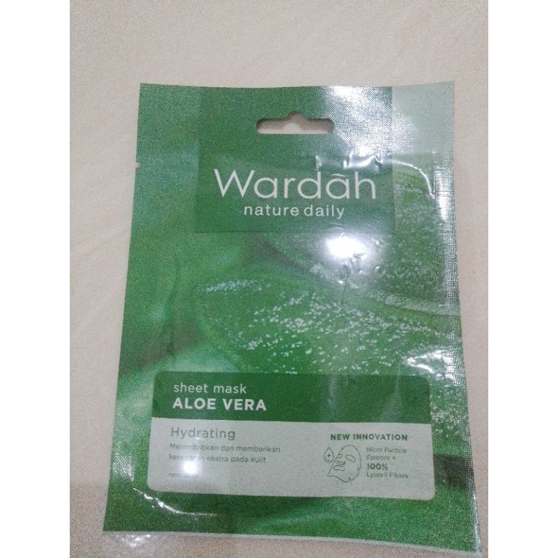 Jual Wardah nature daily sheet mask 20 ml | Shopee Indonesia