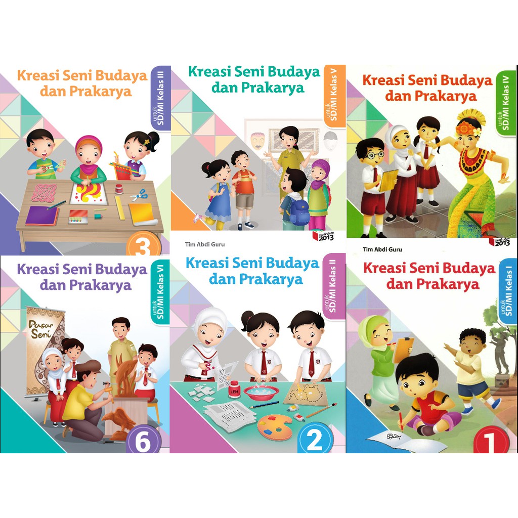 Jual KREASI SENI BUDAYA & PRAKARYA SD K13N ERLANGGA | Shopee Indonesia