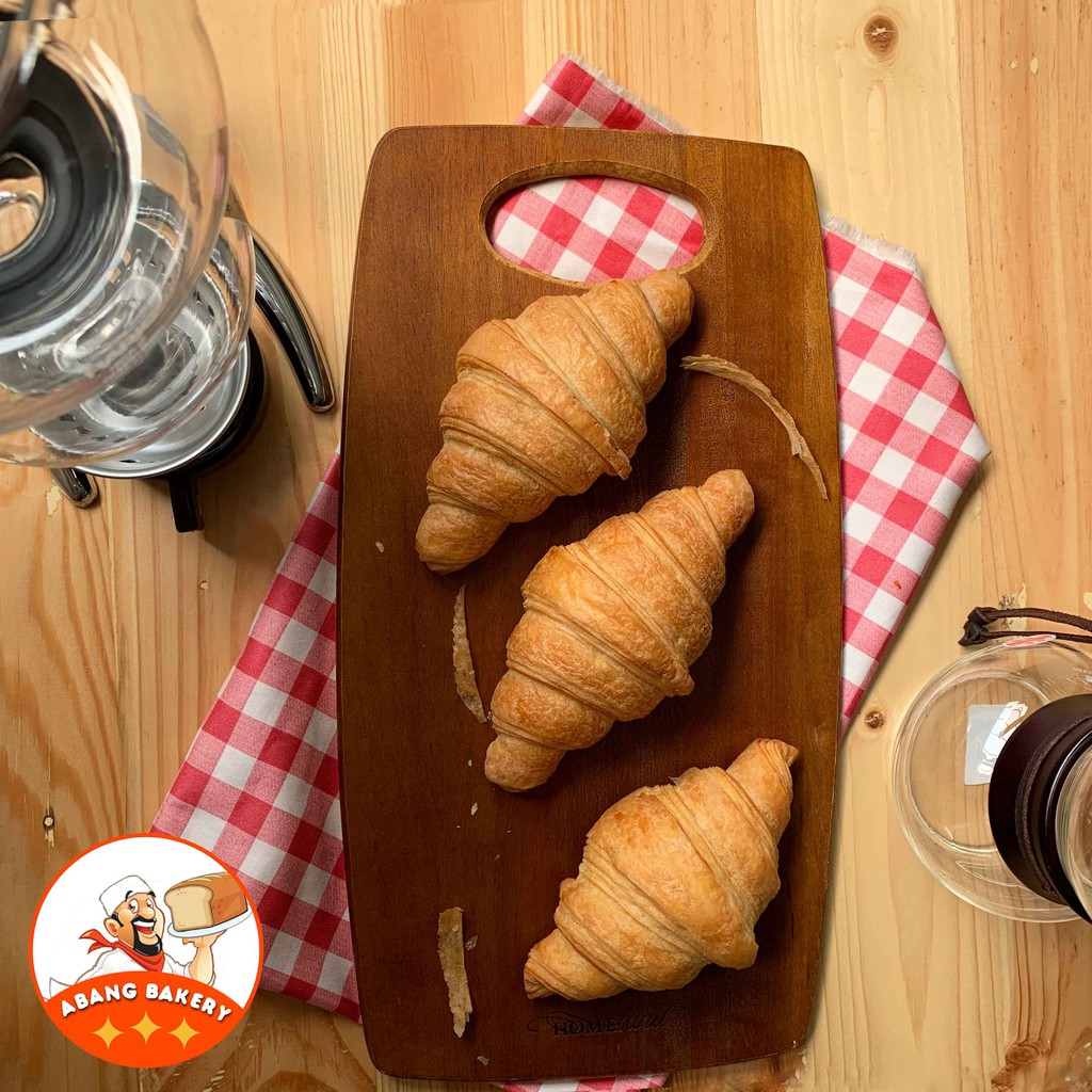 Jual Supplier Cafe| Croissant Butter PREMIUM 50gr| Croissan Plain| Roti ...