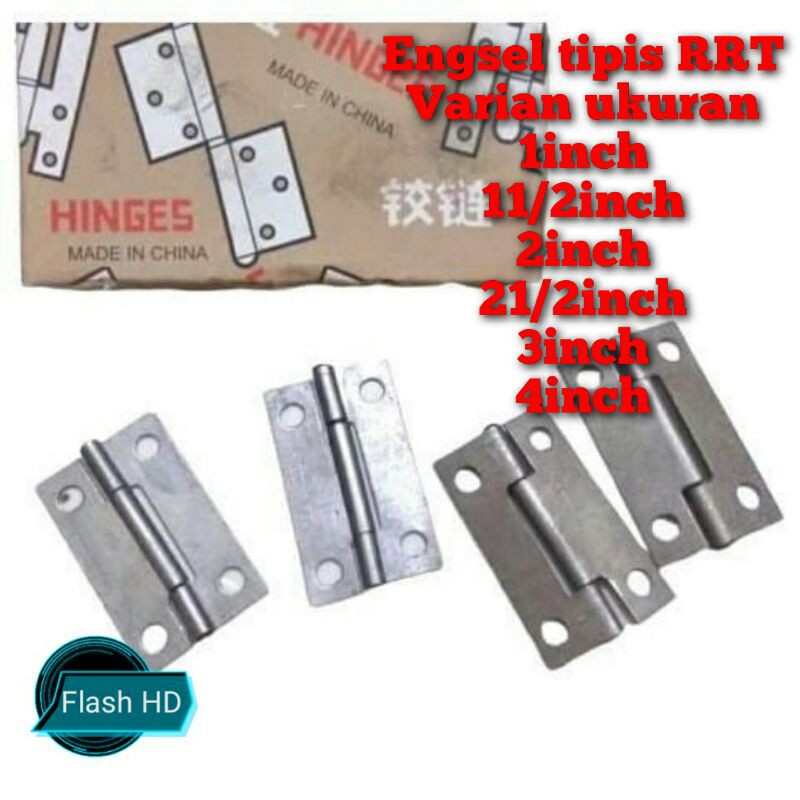 Jual Engsel Tipis Steel RRT varian uk 1 inchi ~ 4 inchi | Shopee Indonesia